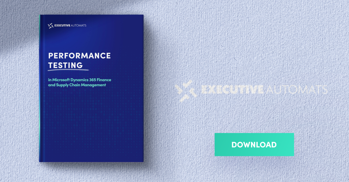 Ebook: Dynamics 365 FSCM Performance Testing